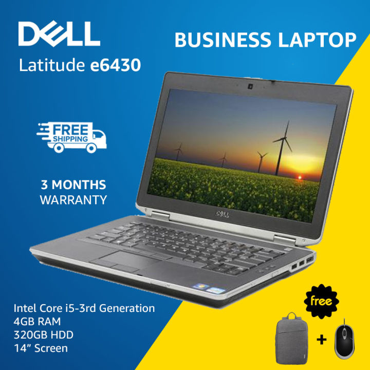 Dell Latitude Bajet Laptop- Intel Core i5-3rd Gen, 4GB RAM, 320GB HDD ...