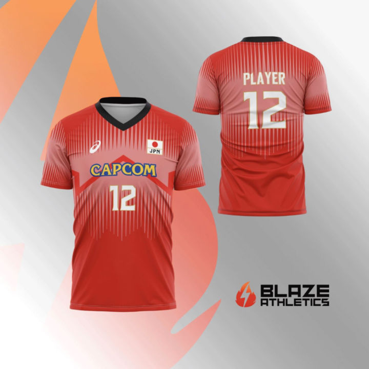 RED Japan VNL 2023 Volleyball Jersey FULL SUBLIMATION FREE CUSTOMIZE OF ...