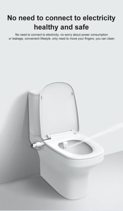 JoyLife Non-Electric Dual Nozzle Bidet Toilet Attachment System JTS-009 | Lazada