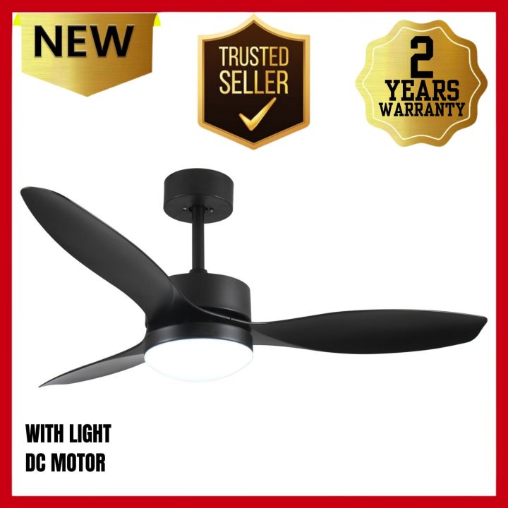 MYKE HCA520 Ceiling Fan (48") (Black) (2 yrs Warranty) | Lazada PH
