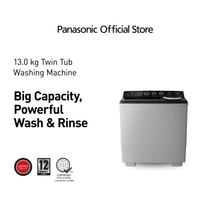 Panasonic NA-W13XG2BPH 13Kg Twin Tub Washing Machine | Lazada PH