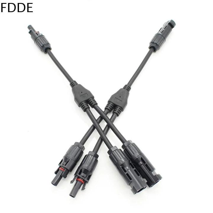 FDDE 4 mm² Male to Female 1 to 2 Battery Plate Assembly Solar Connector ...
