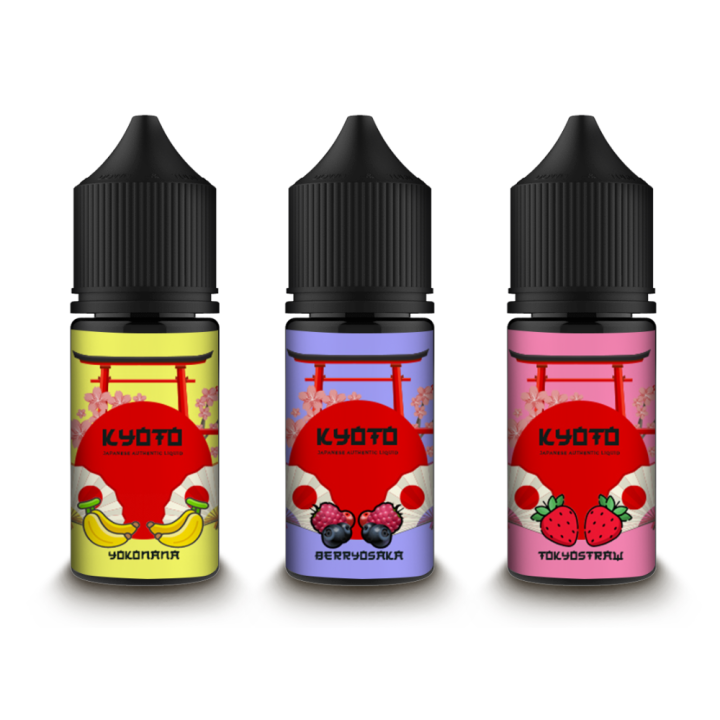 KYOTO Series Liquid Freebase Pod friendly Non nikotin 30ml Ready 3 ...