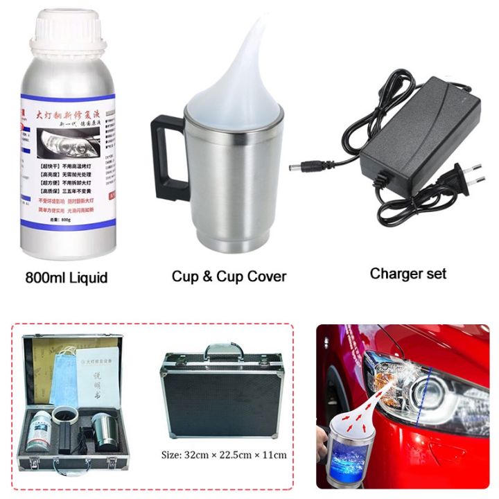 Car Headlamp Repair Headlight Restoration Kit Headlight Polish Restore ...