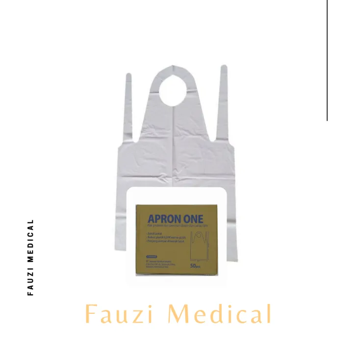 Apron Plastik OneMed pak isi 50 pcs | Lazada Indonesia