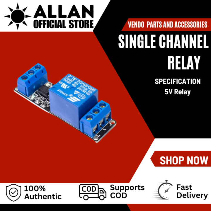 Allan Single Channel Relay 1 Channel Relay 1-Way Relay Module 1CH 5V l ...
