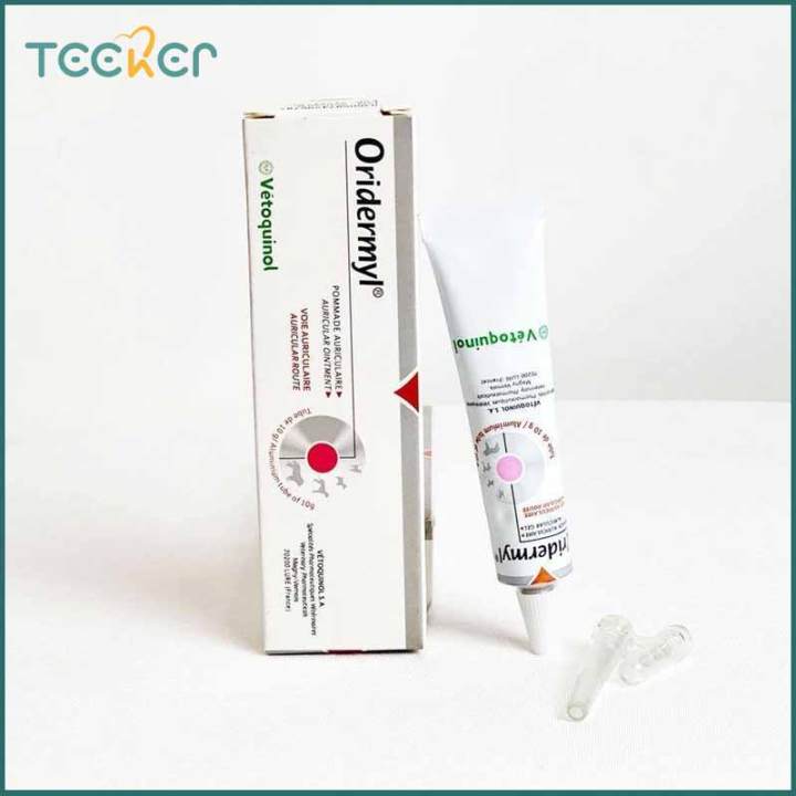 Oridermyl Pet Ear Ointment 10g for Dogs and Cats Ear Mites Otitis ...