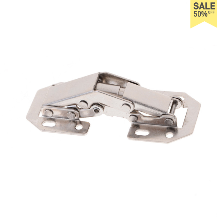 HomeChic 3 Inch No-Drilling Hole Cabinet Hinge Spring Frog Hinge Full ...