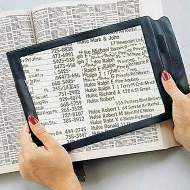Full Page Magnifier Sheet 4X Large Big Magnifying Glass Reading Book ...