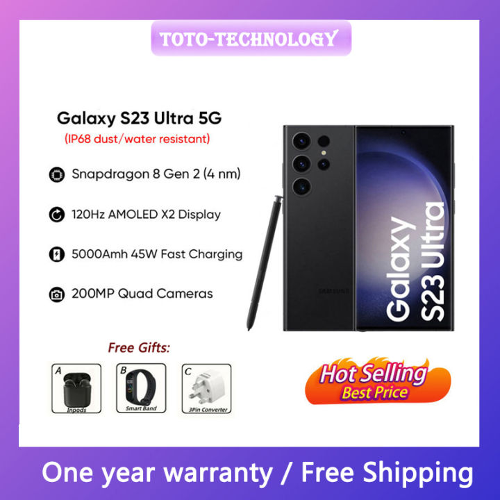 【Pre Order】Samsung Galaxy S23 Ultra 256GB/512GB Snapdragon 8 Gen 2 ...