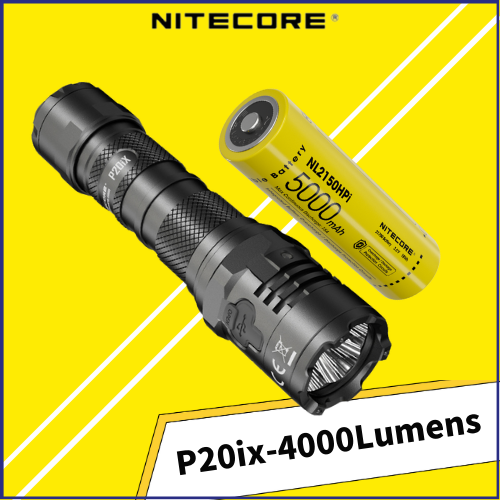 NITECORE P20iX Flashlight USB-C Rechargeable Super Bright 4000 lumens ...