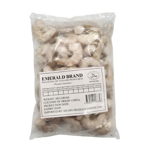 Emerald Peeled Tail Off Vannamei Prawn Meat 1kg Frozen Lazada Singapore