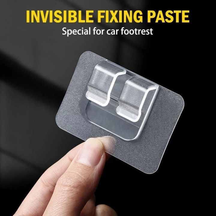 【CCWOLF】1/2/4Pc Car Mat Anti-skid Stickers Foot Pads Fixing Clamp Self ...