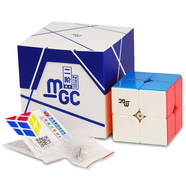 YJ MGC 2X2 M Magnetic Magic Speed Cube Stickerless Professional Fidget ของเล่น MGC 2 M Cubo ...
