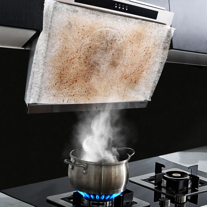 12pcs Kitchen Range Hood Oil Filter Papers Kitchen Oil Filter Paper ...