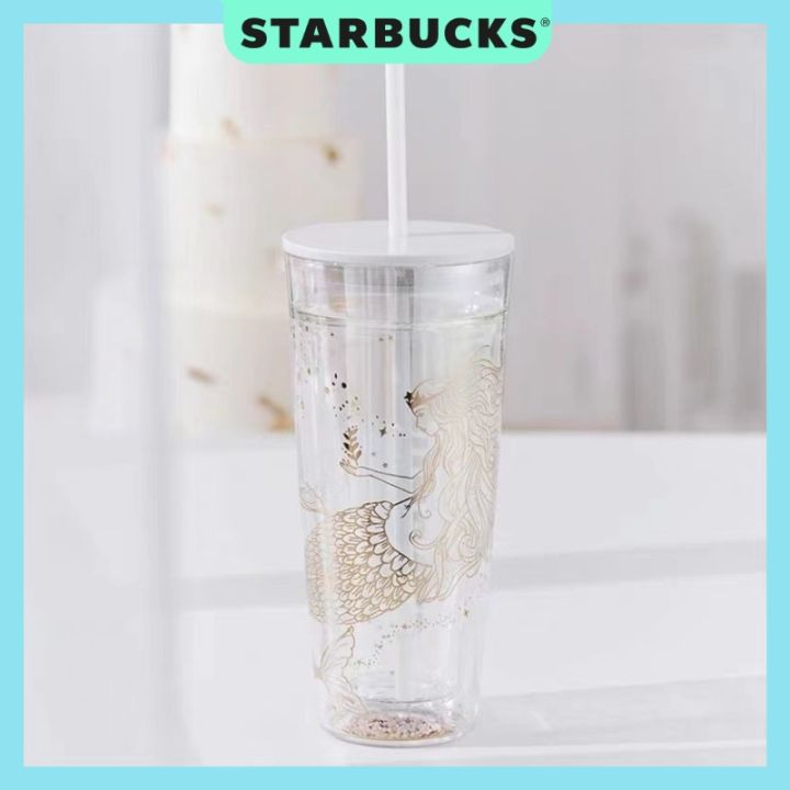 Ly thủy tinh Starbucks nàng tiên cá trong suốt dung tích 590ml | Lazada.vn