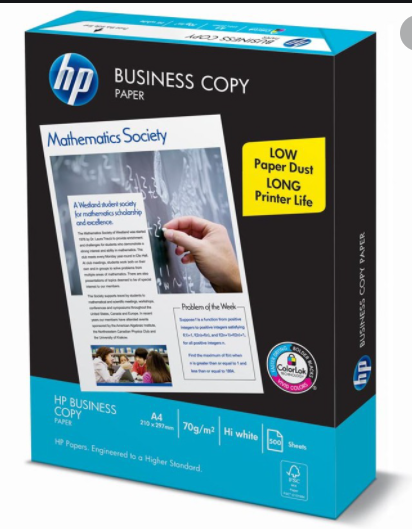 HP Business 70gsm Copy Paper (Sub 20) A4 | Lazada PH