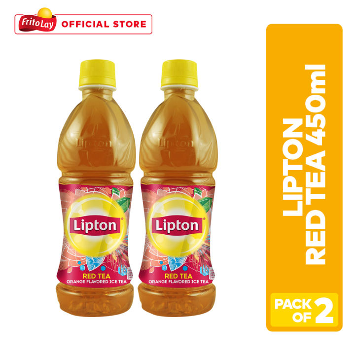 Lipton Red Tea Flavored Drink 450ML Pack of 2 | Lazada PH