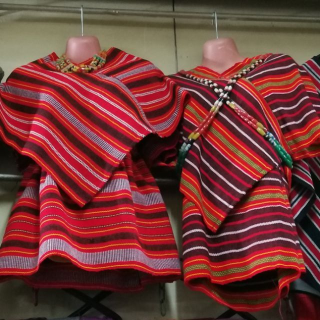 Igorot attire poncho and skirt kids and adult | Lazada PH
