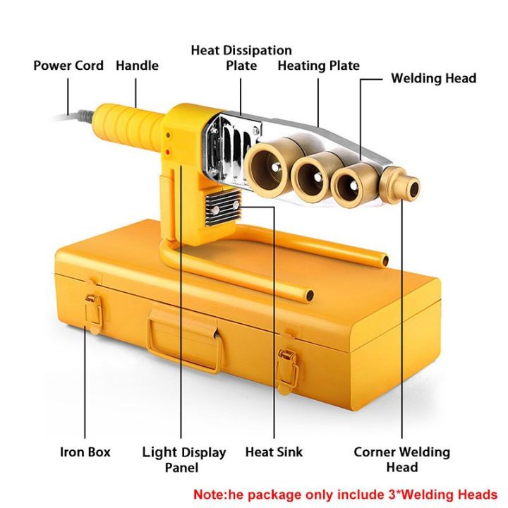 PPR Heater / Fusion Machine Heavy Duty Pipe Fusion Welding Machine ...