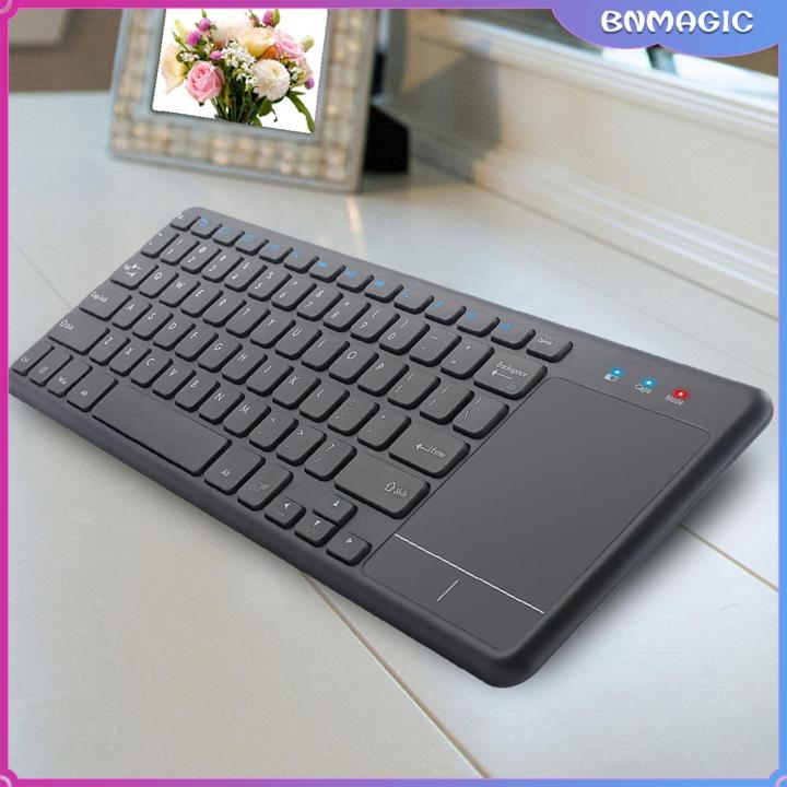 BNMAGIC Wireless Keyboard Built in Touchpad Slim Touch Keyboard for ...