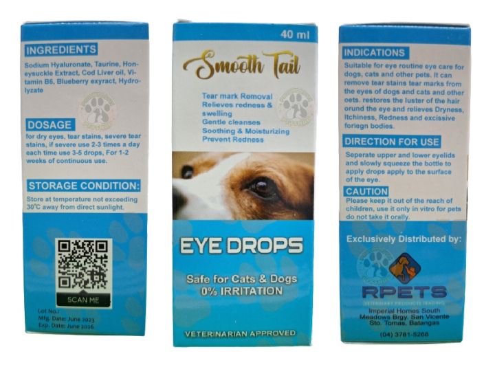 Smooth Tail Eye Drops 40mL | Lazada PH