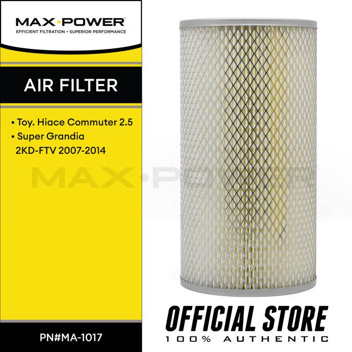 Roadfit MAX POWER Air Filter for Toyota Hiace Commuter 2.5, Super ...