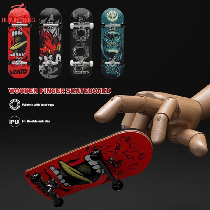 BC Wooden Fingerboard Fingerboard Set Finger Scooter Finger Skate Board ...