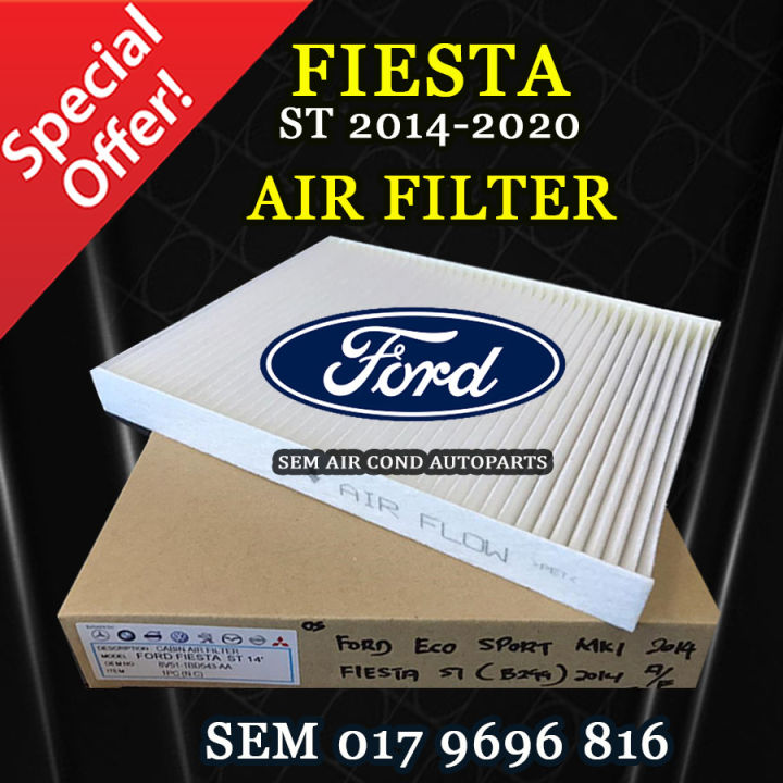 FORD FIESTA ST 2014-2020 YEAR CABIN/ BLOWER AIR FILTER (CAR AIRCOND ...