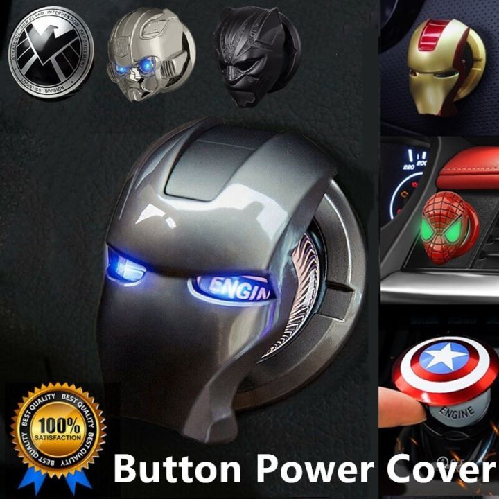 Hero Start Push Button Power Interior Engine Cover Ignition Switch Stop ...