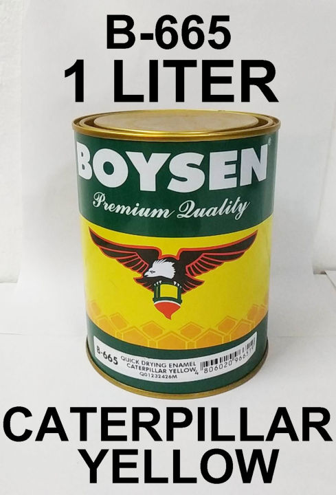 BOYSEN B-665 QDE CATERPILLAR YELLOW ( 1 LITER ) --------------------------------- B665 1 LITER ...