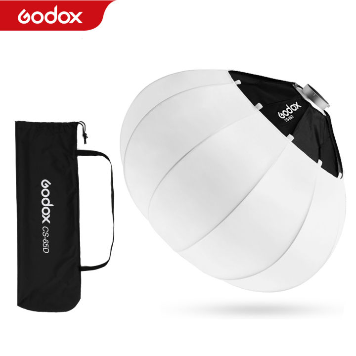 Godox CS-65D Lantern Softbox Foldable Quick-install Portable Round ...