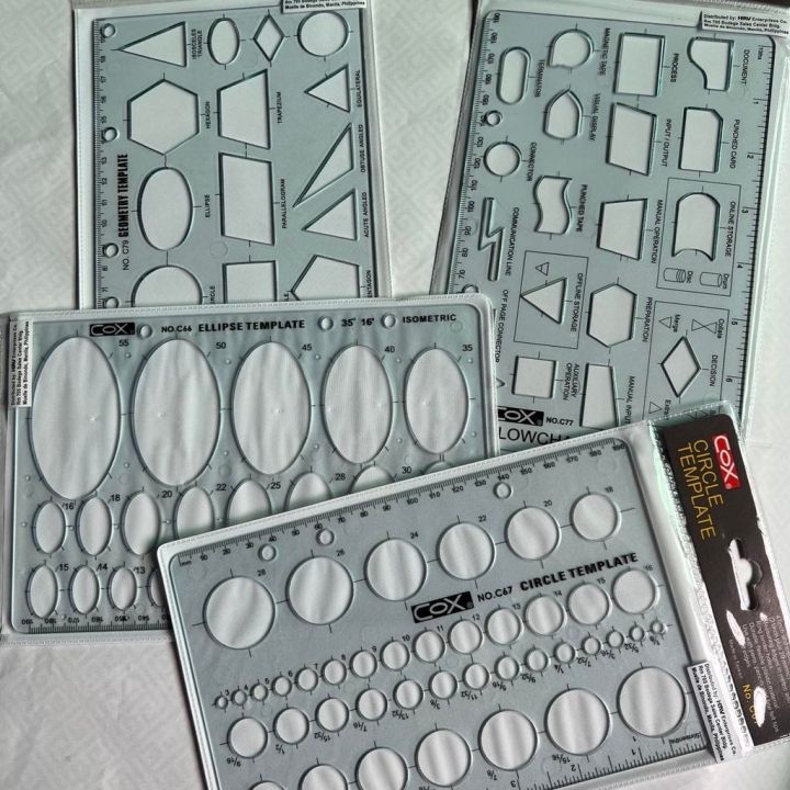 {Old A Hardware}Cox Circle/Ellipse Template (SOLD PER PIECE) | Lazada PH