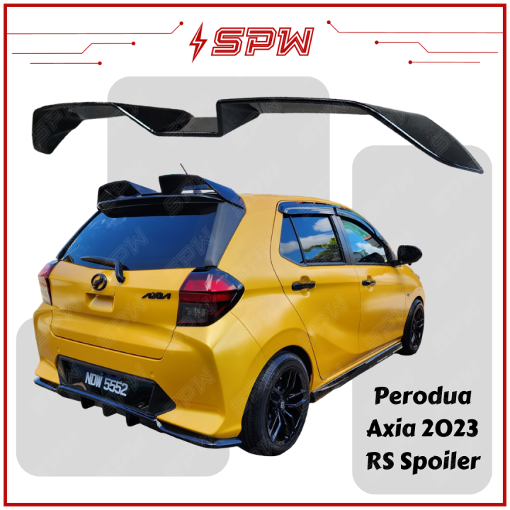 Perodua Axia 2023 RS Spoiler Rear Spoiler Lip ABS Spoiler With Paint ...