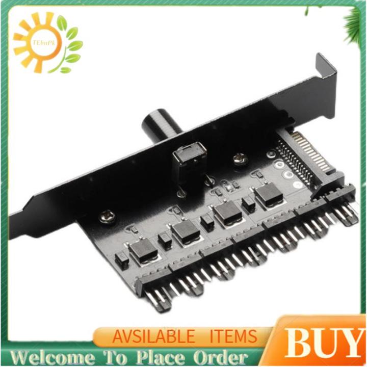 PC Case Fan Hub Controller Cable Splitter Charging Radiator for PC Case ...