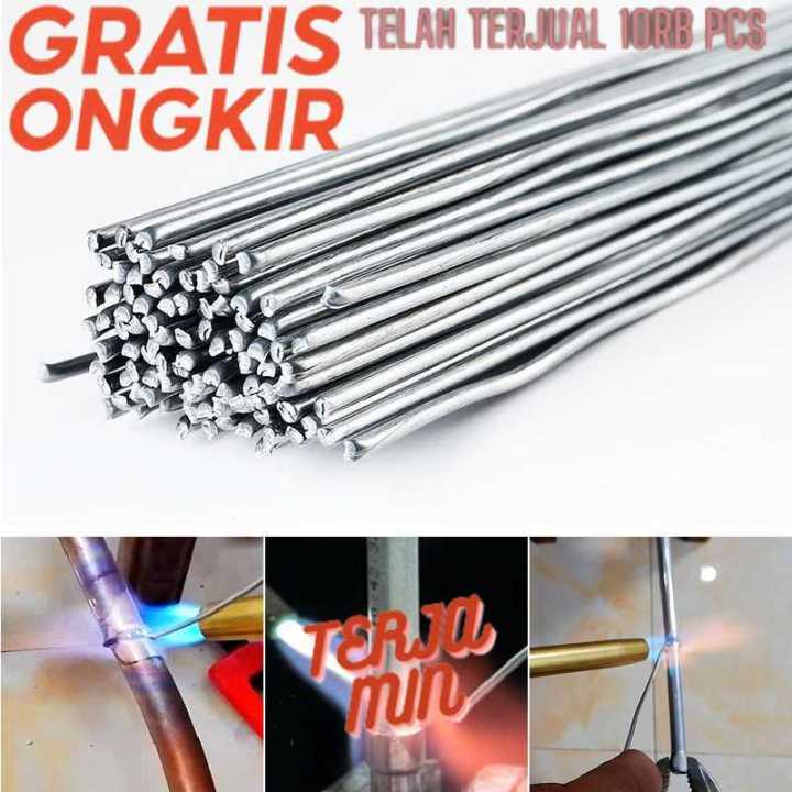 Kawat Las Aluminium Electrode Suhu Rendah 500mm 20PCS / Kawat Las ...