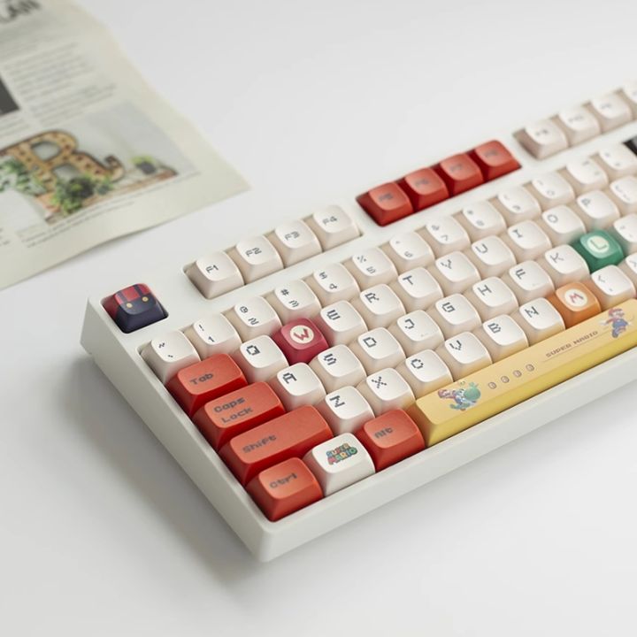 【Keycap Only】Retro Mario keycap 144 Keys XDA Profile PBT Sublimation ...