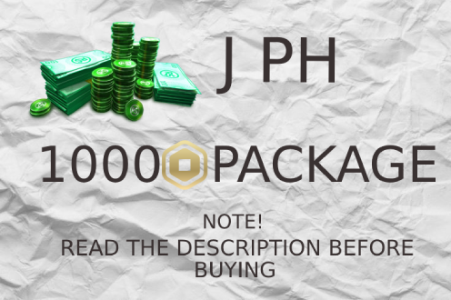 100 / 500 / 1000 Robux Package (Roblox game currency). PERMANENT PRICE ...