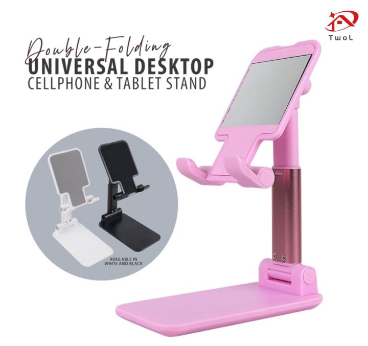 TwoL Universal Foldable Adjustable Cell Phone Holder Stand Tablet ...