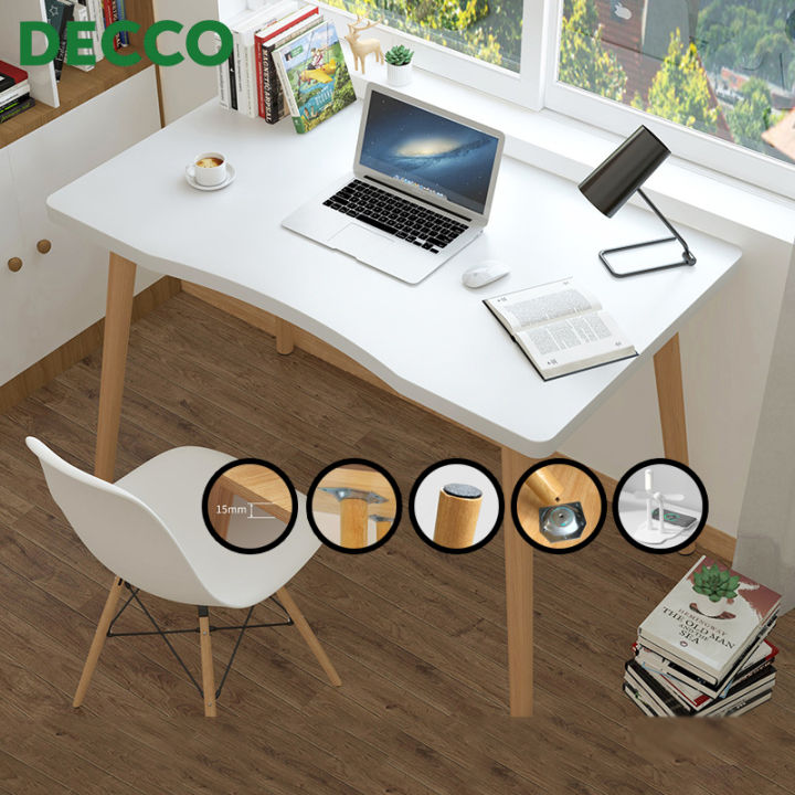 Decco 100CM Desktop Home Study Desk Bedroom Simple Writing Desk Simple ...