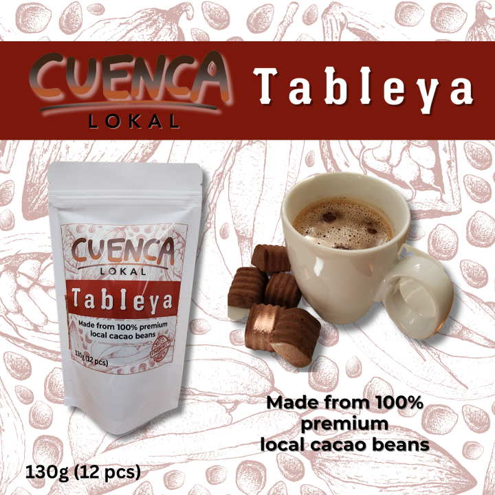 Tableya Chocolate Pure Unsweetened (130g) - Cuenca Lokal | Lazada PH