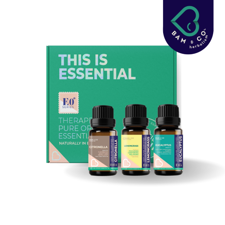 BAM & CO. ESSENTIAL REPELLENT KIT CERTIFIED PURE ORGANIC ESSENTIAL OIL ...