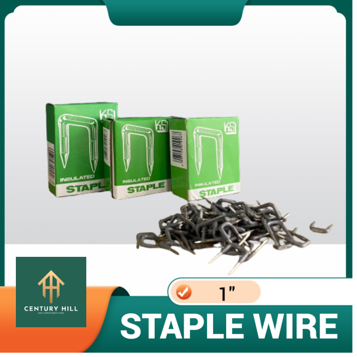 Staple Wire nail 1/2 , 3/4 , 1 (Per Box /100pcs) | Lazada PH