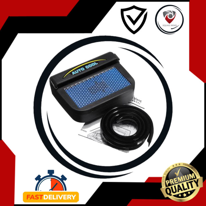 Mini Solar Powered Auto car Air Vent Cool Fan Portable Car Air ...