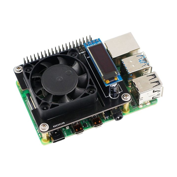 Raspberry Pi 3B+/3B Cooling Fan Intelligent Speed Control Expansion ...