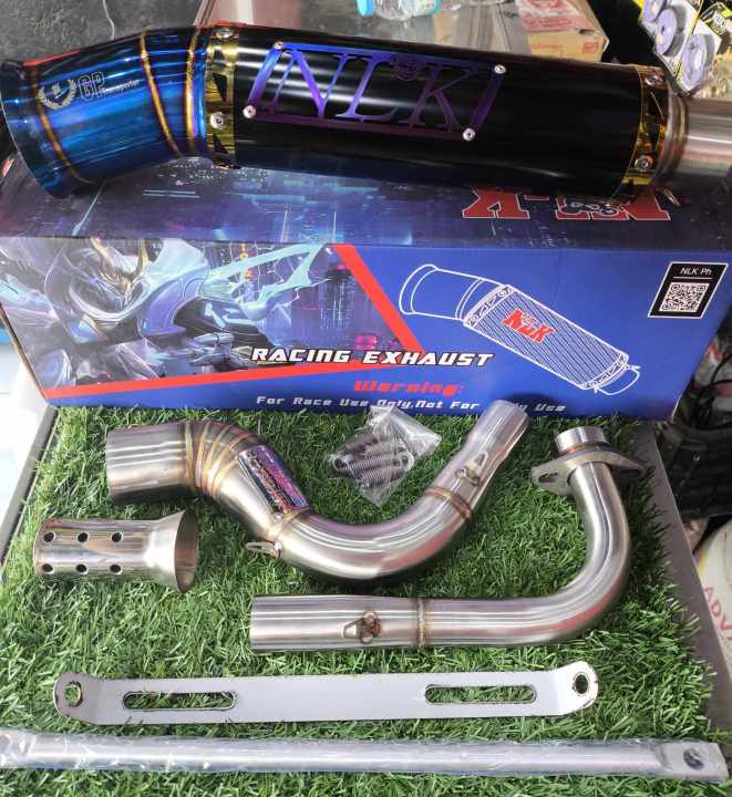 ORIGINAL NLK OPEN PIPE FOR MIO / RAIDER R150 / NMAX / AEROX V1 V2 ...