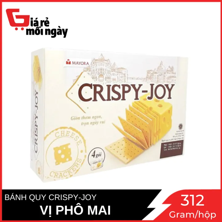 Bánh quy vị phô mai Crispy Joy 312g | Lazada.vn