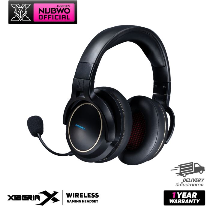 หูฟังเกมมิ่ง Nubwo XIBERIA G01 PRO HEADSET USB + WIRELESS + Jack 3.5 ...