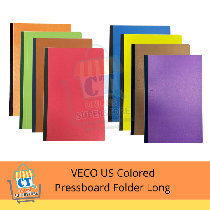 VECO US Colored Pressboard Folder Long | Sold per pc | Lazada PH