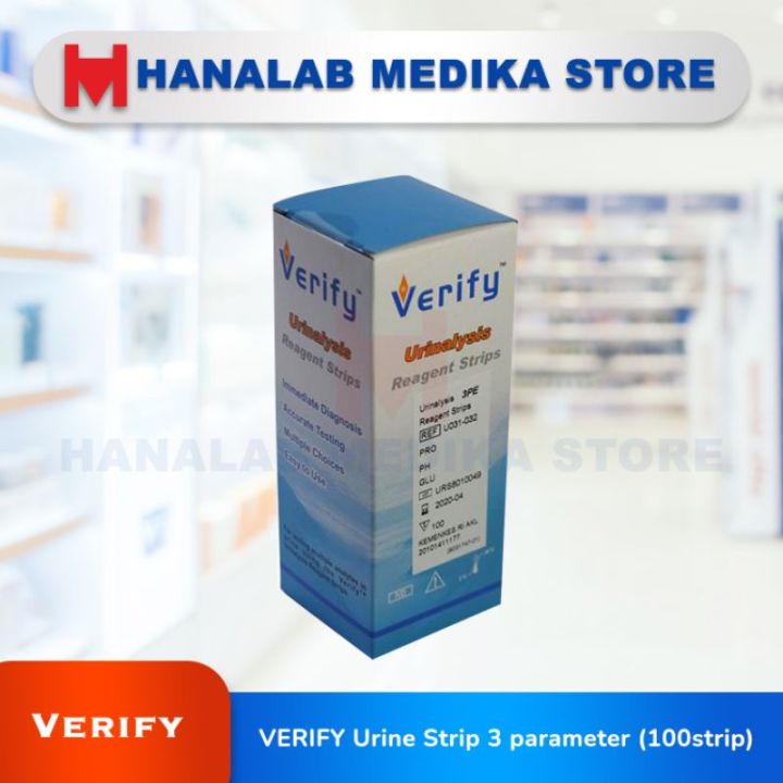 Verify Strip Urine 3 Parameter 100strip | Lazada Indonesia